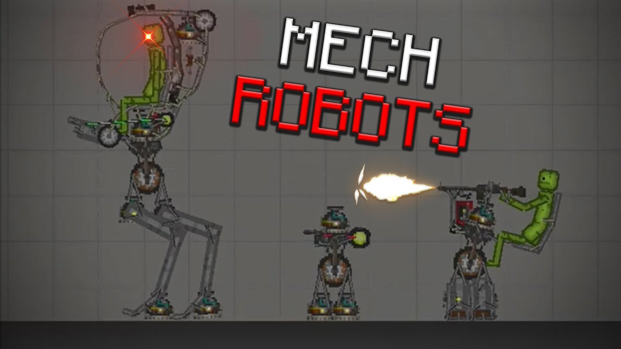 Melon Mech Robots In Melon Sandbox! +TUTORIAL