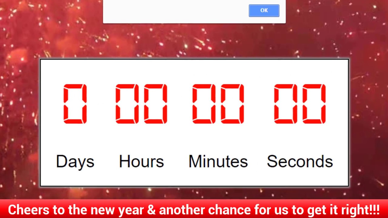 Happy New Year!! [2018] | CountDown Timer using JavaScript | Coding Clock for New Year