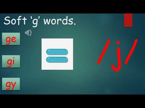 Soft 'g' words 2 video