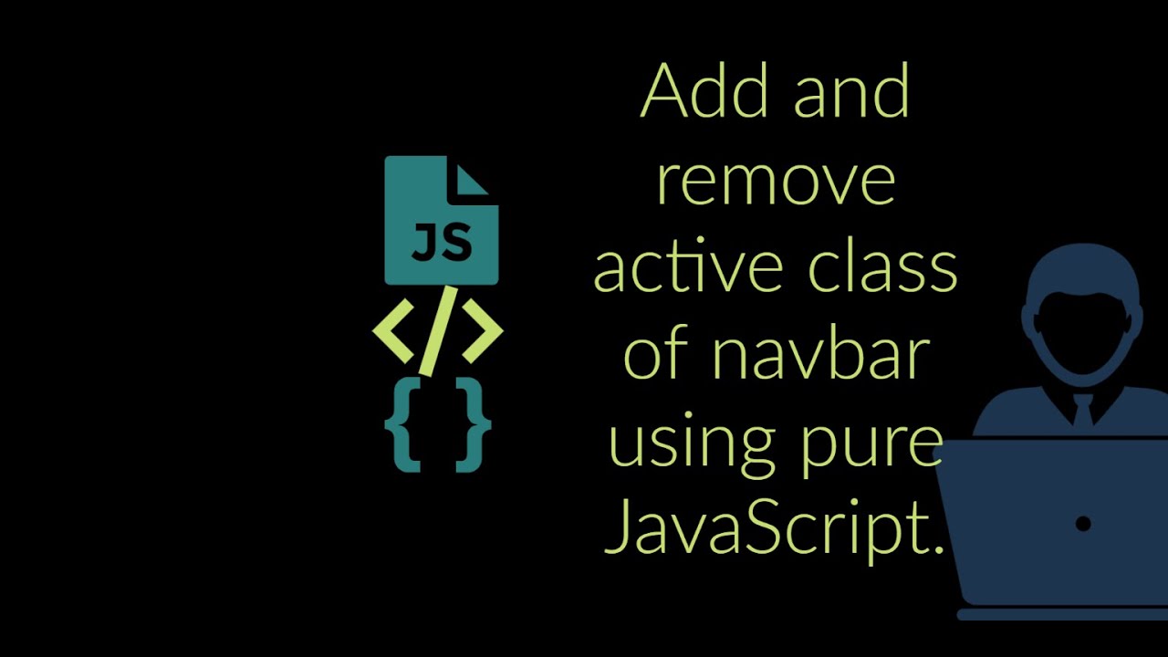 Add Remove Active class of navbar Using JavaScript | No jQuery
