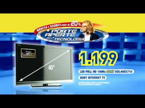 Spot Euronics "Porte Aperte alla Tecnologia" - TV Sony 40EX710