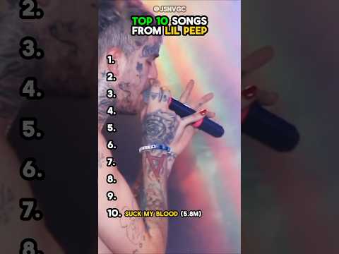 Top 10 Songs from Lil Peep