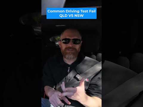 Some Driving Test Fail Items ( QLD VS NSW)