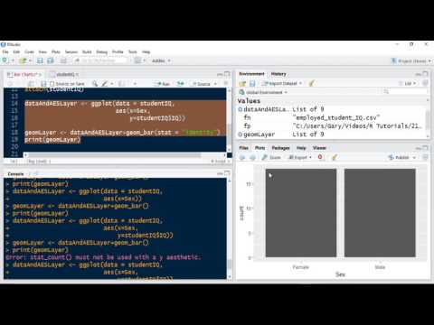 R Learning – Tutorial 21 – Data Visualisation – Bar Charts – Hutsons-hacks