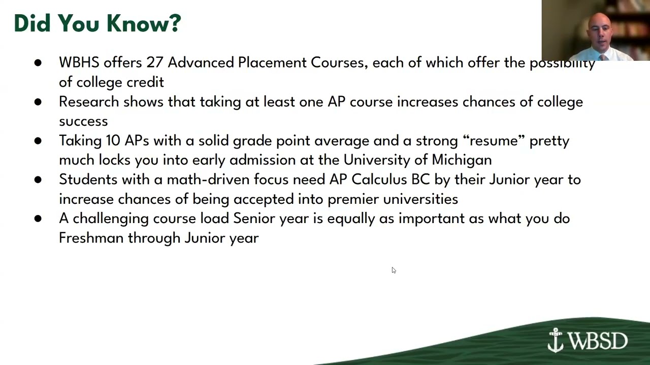 West Bloomfield Middle School: Advanced Pathways Webinar 2026