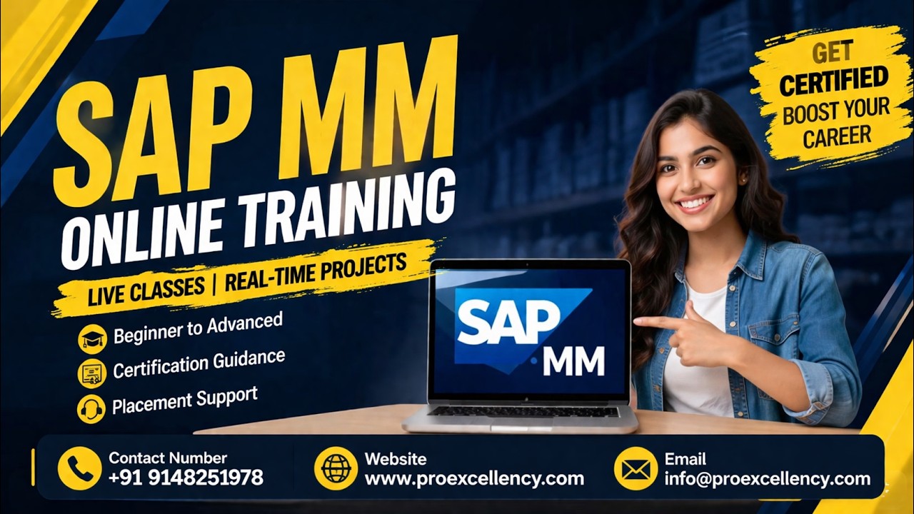 SAP MM Online Training Full Course | Beginner to Advanced | Certification & Placement Support 2026