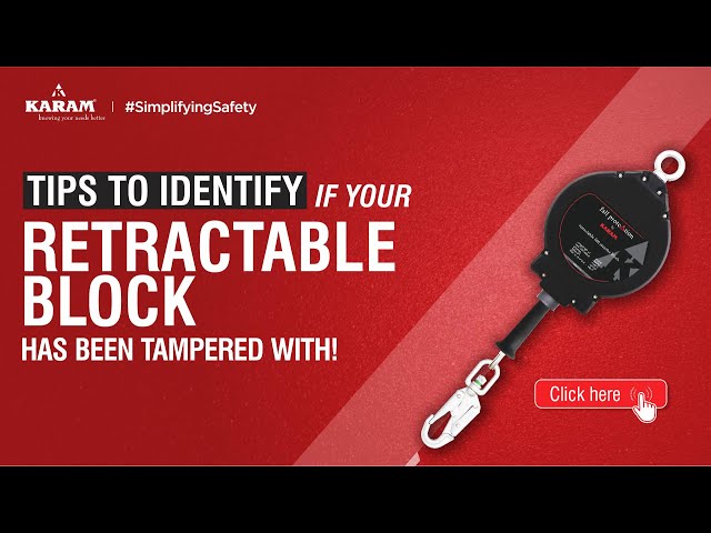 Fall Arrestor Blocks - Karam Retrieval Retractable Block Pcgs30r Trader ...