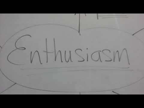 ENTHUSIASM (i.e. In Learning,etc.)