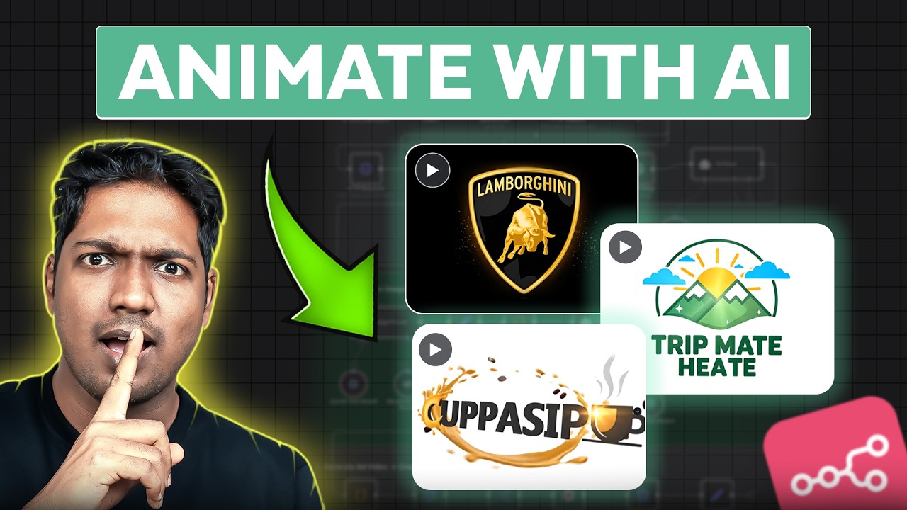 AI Agent Turns ANY Logo Into Stunning Animation 🤩 | n8n Automation!