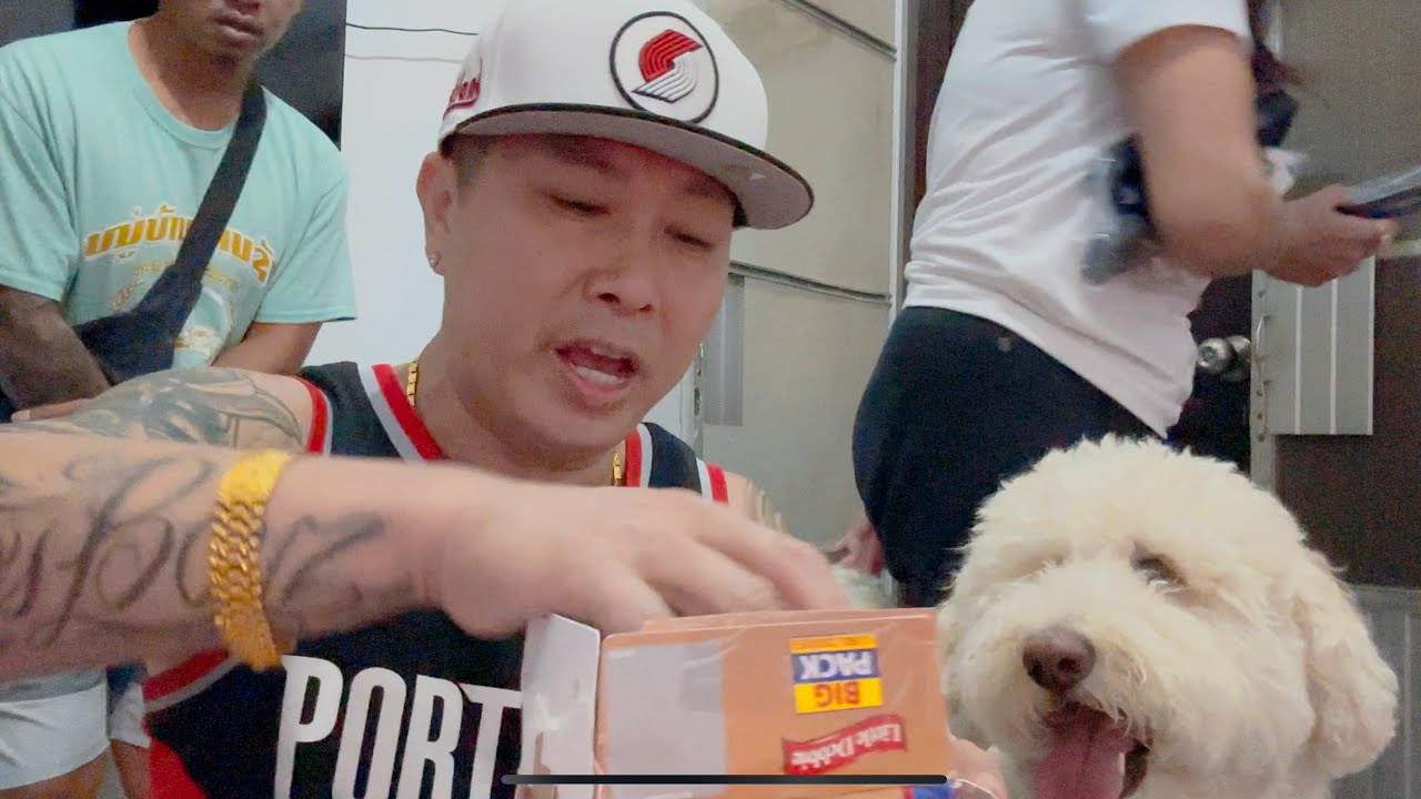 Finally reunited with my wife and dog, after being deported