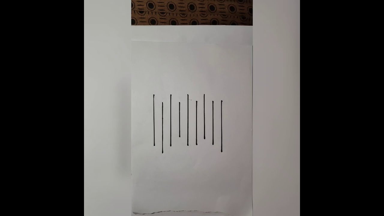 3D Optical Illusion Drawing In 20 Second