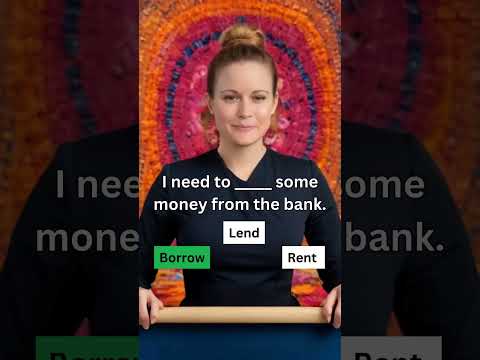 Learn the Difference: Borrow, Lend, and Rent | English Vocabulary Lesson