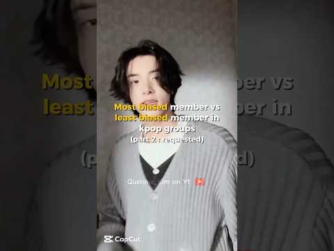 Most biased member VS Least biased member in kpop groups #kpop #fypシ゚ #kpopidols #shorts