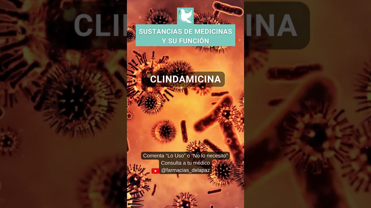 47 Clindamicina - Sustancias activas en medicinas y sus indicaciones #PLM  #medicamentos  #farmacia