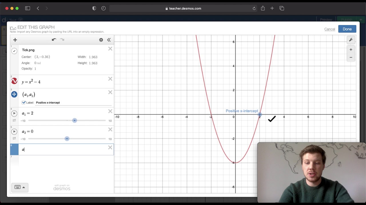 Desmos Ep11 - Coding a graph for self checking