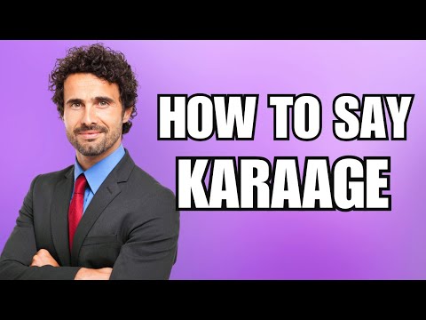 How To Pronounce Karaage (Correctly)