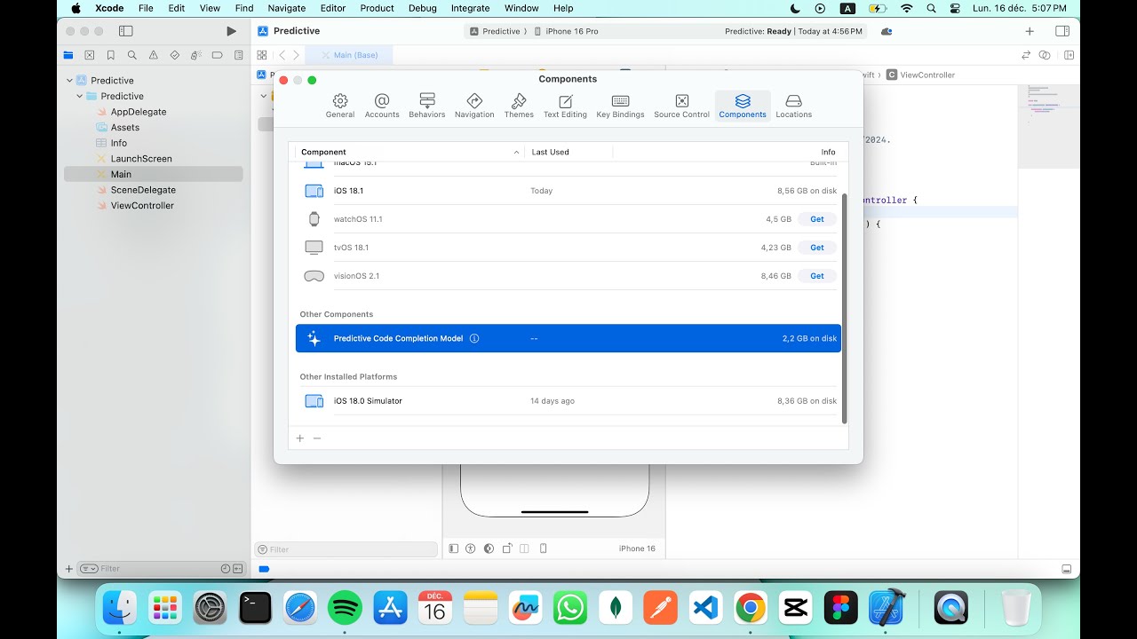 ✨ Predictive Code Completion Model in Xcode