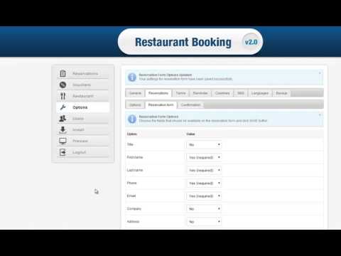 Restaurant Booking System | Knowledge Base | PHPJabbers