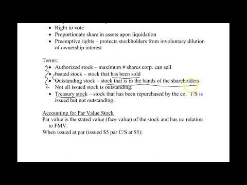 Equity 1 - Intro to Common Stock