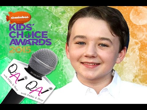 NICKELODEON KIDS CHOICE AWARDS - BENJAMIN STOCKHAM NBC's "ABOUT A BOY" - Gift Suite 2015