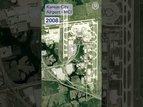 Time-lapse of Kansas City Airport, Kansas City, Missouri, United States