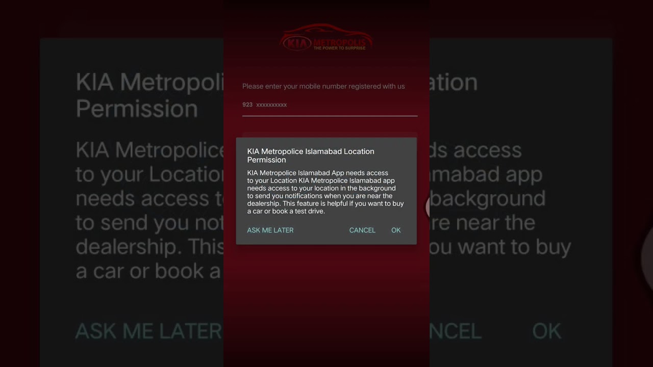 Background location permission react native