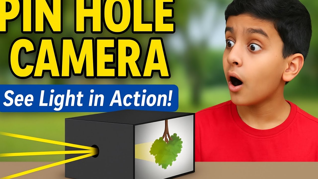 How a Pin Hole Camera Works – Explained with Simple Examples!