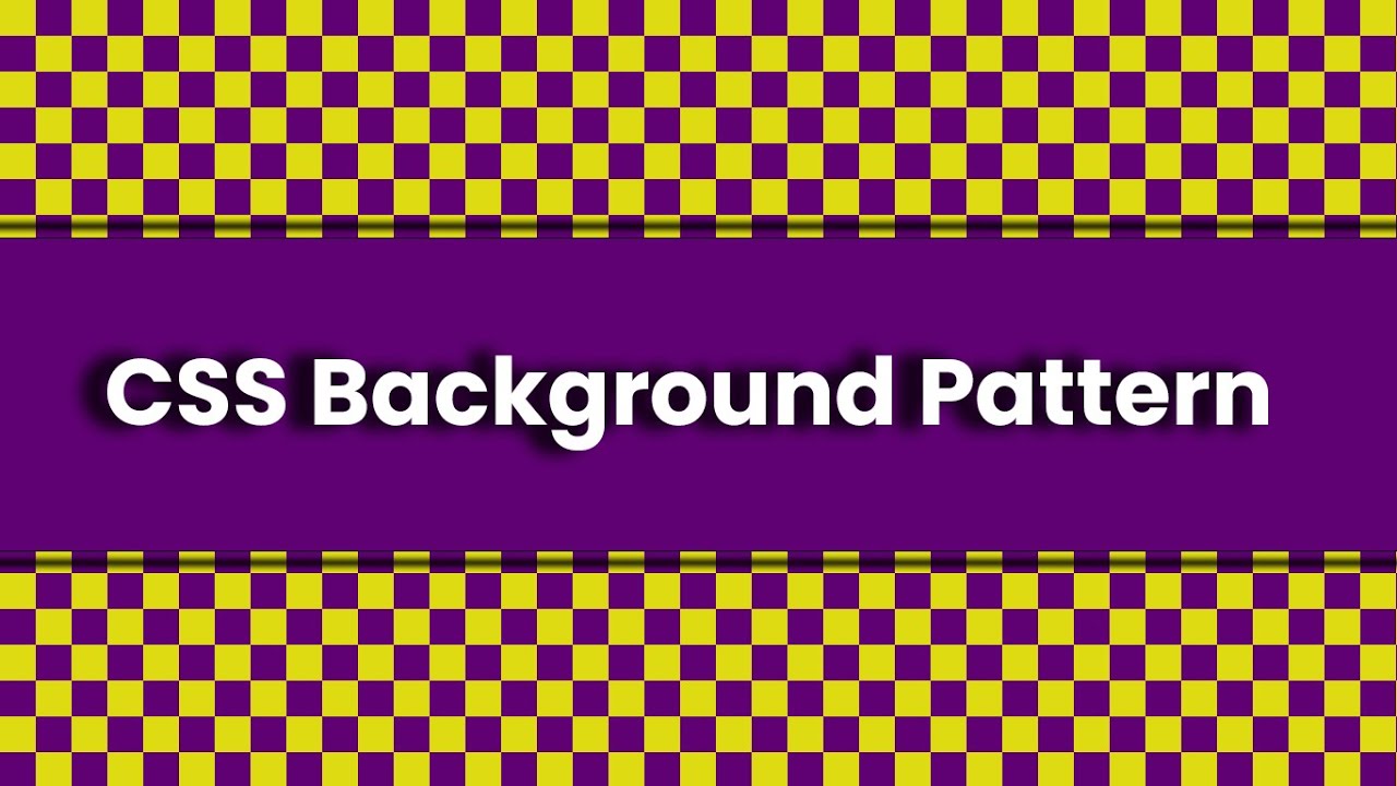 Simple CSS Background Pattern | CSS Tutorials @codehal