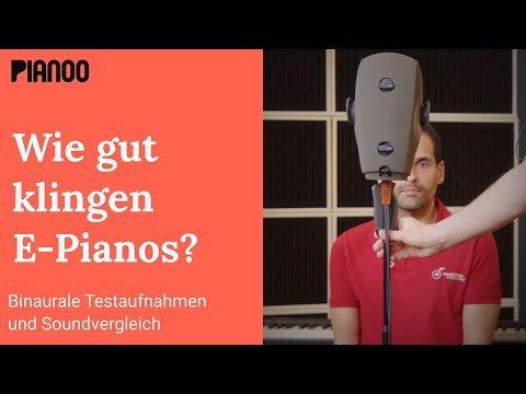 Electric piano and loudspeaker sound - test recording & sound comparison