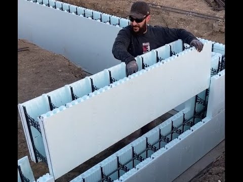 Vlog 3 - Building an ICF Frost Wall - Nudura ICF