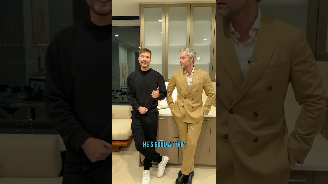 Mr. Beast Tours $35M NYC Penthouse #shorts #mrbeast