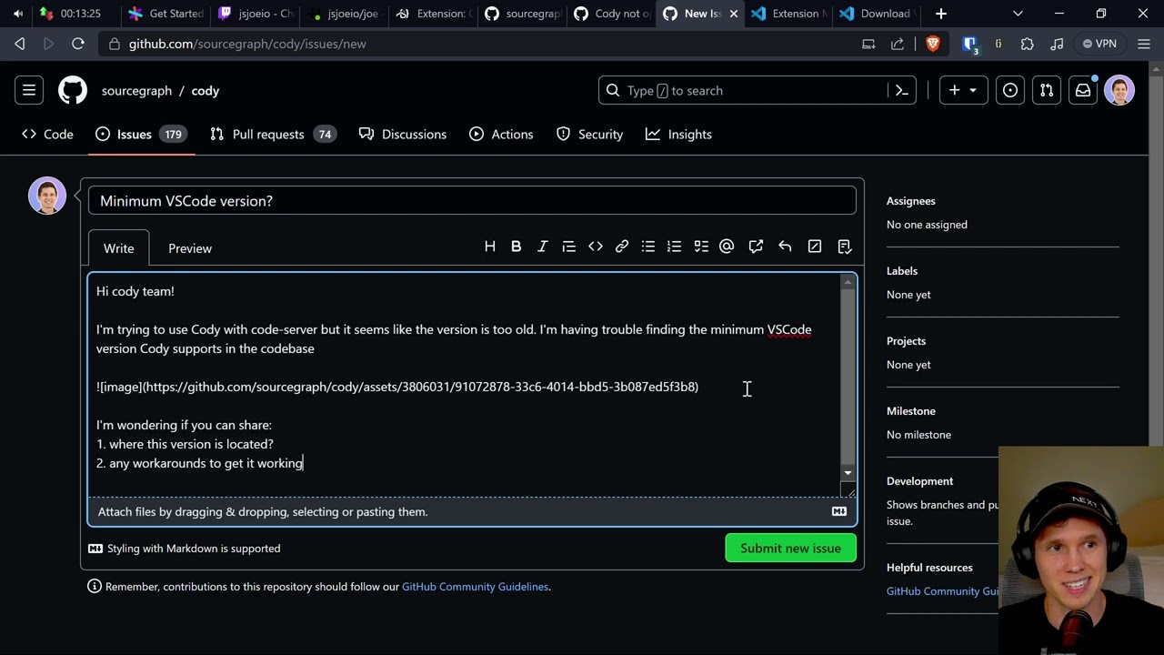 Playing with Cody, the AI coding assistant from Sourcegraph