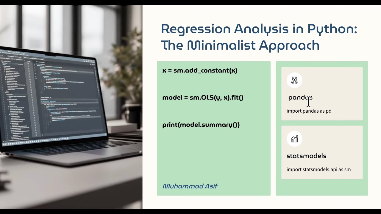 Regression in Python Using Statsmodels Library