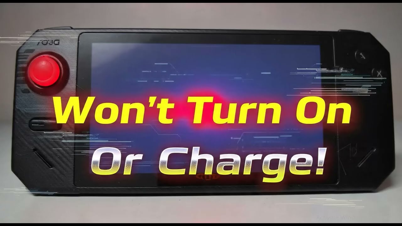 How to solve ROG Ally won't turn on or charge