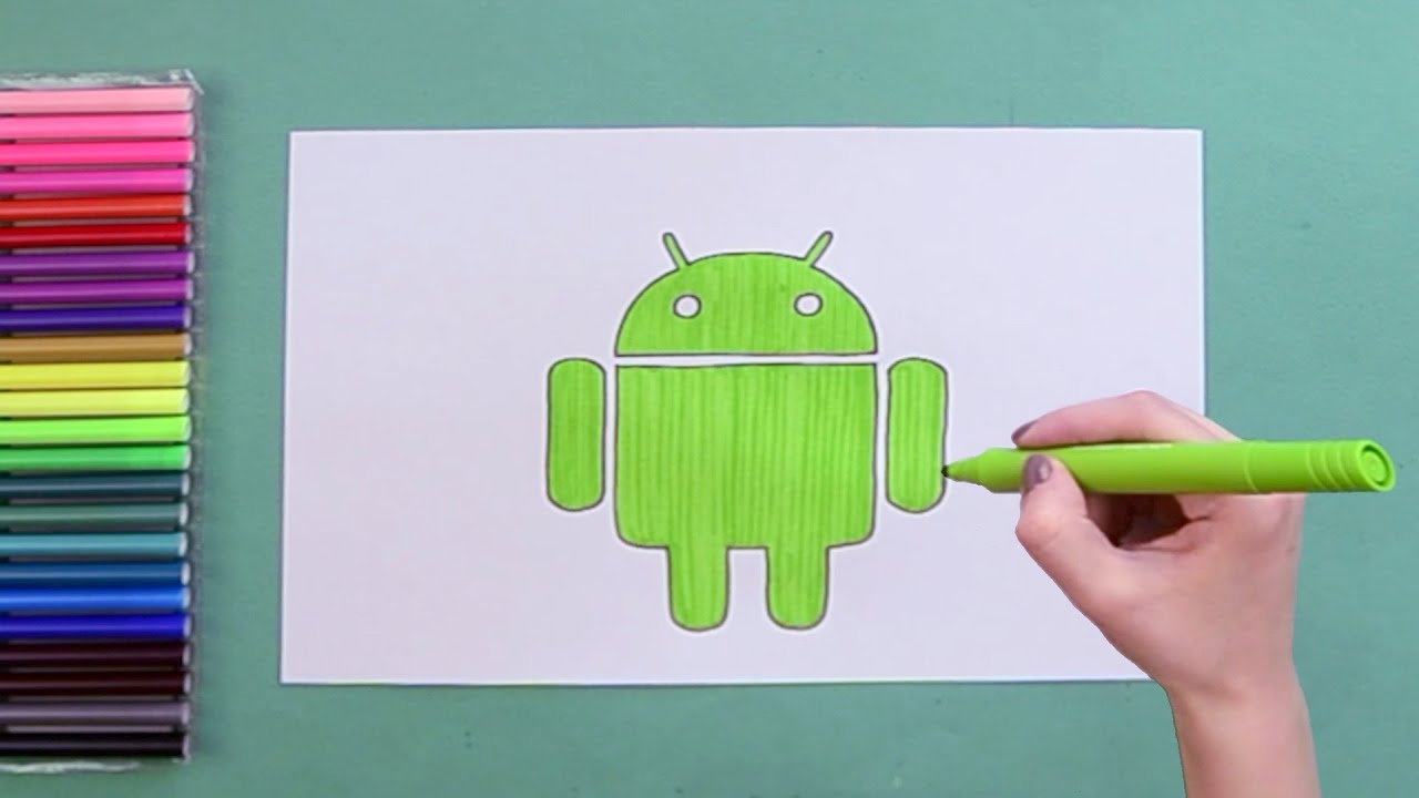 How to draw Android Logo
