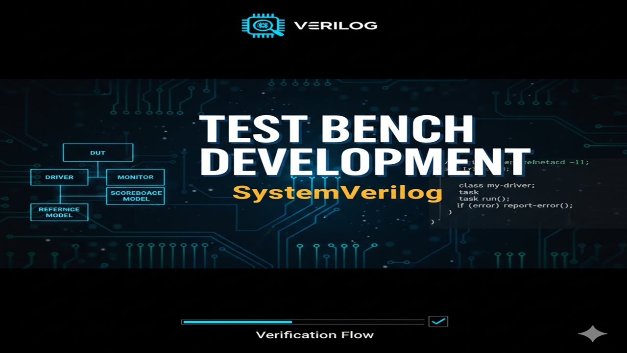 Test Bench Development in System Verilog | Verification Made Easy