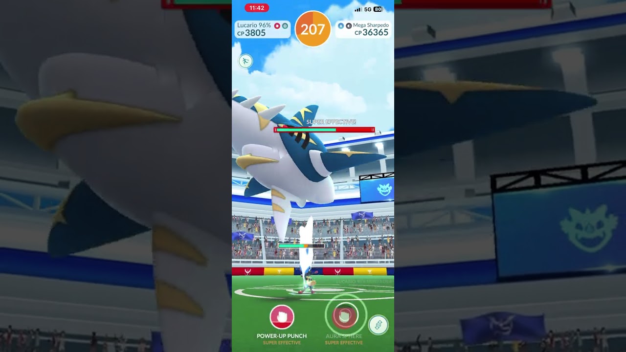 Pokémon Go - Mega Sharpedo Raid Boss - Solo!