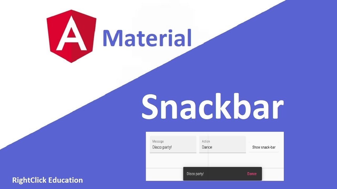 Angular Material Snackbar | Angular Material Tutorial 20