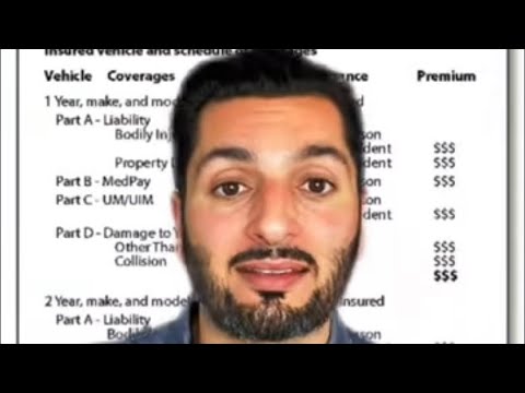 Auto Insurance Declaration Page