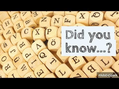 Did you know...? (The English Language)