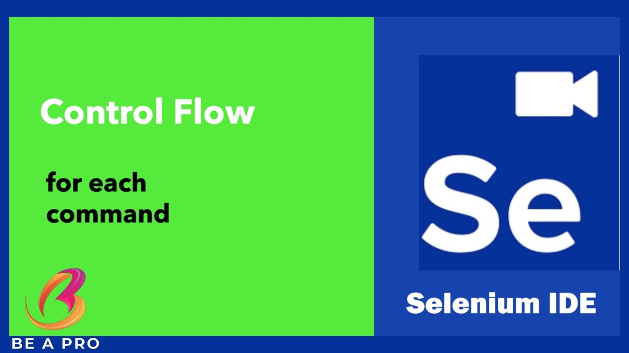 Selenium IDE :  Control flow - for each