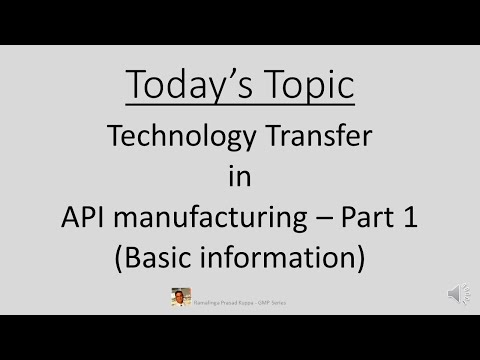 Technology Transfer Part 1