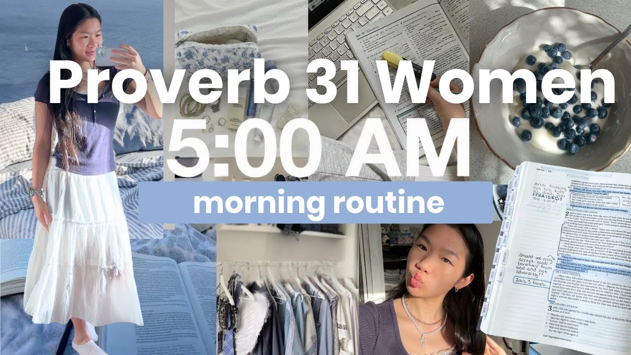 I tried the Proverbs 31 Morning Routine☀️ | Christian Girl vlog ep.1