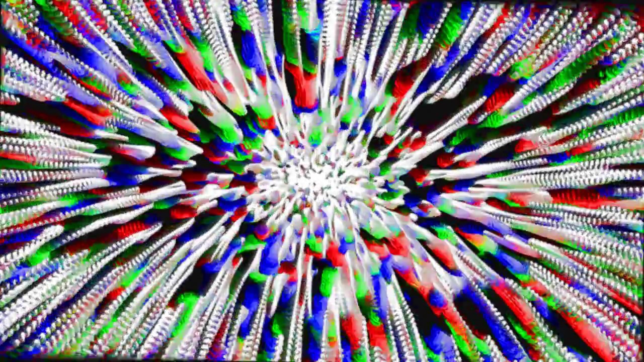 4K Video Feedback Simulation