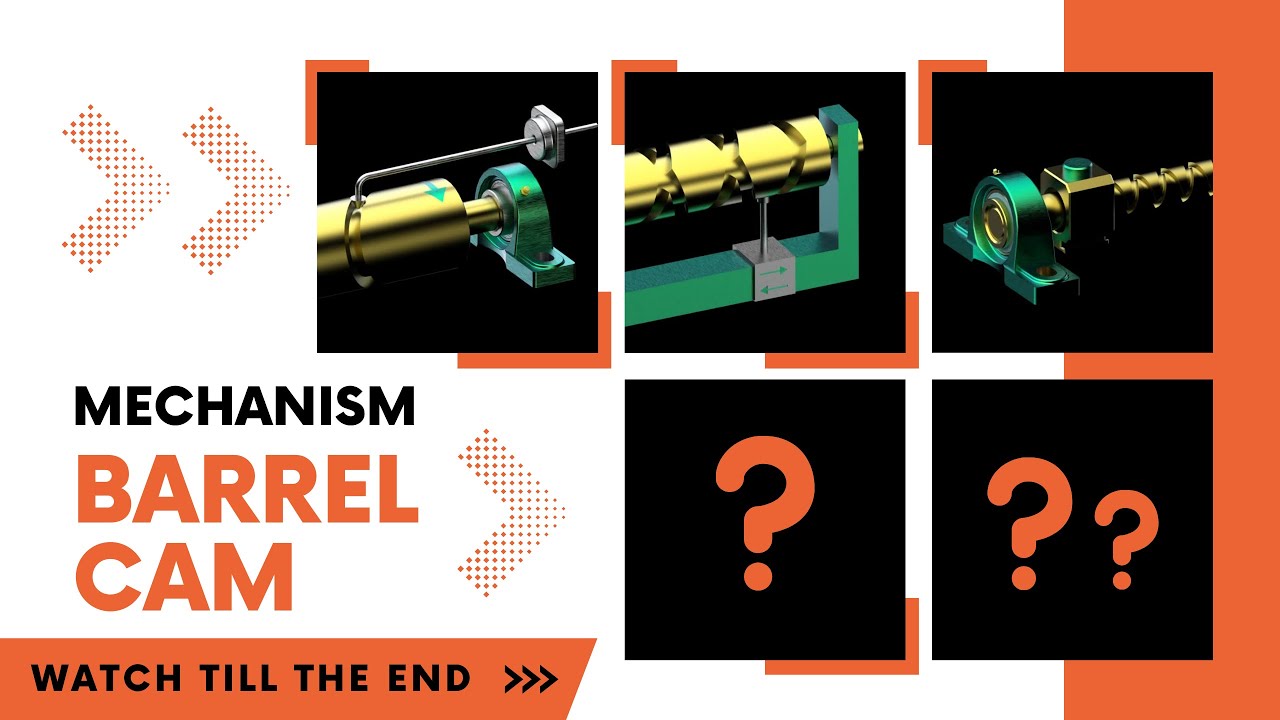 Barrel Cam (Cylindrical Cam) Mechanism
