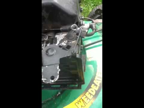 Throttle linkage setup on 4.5HP Briggs and Stratton Quantum