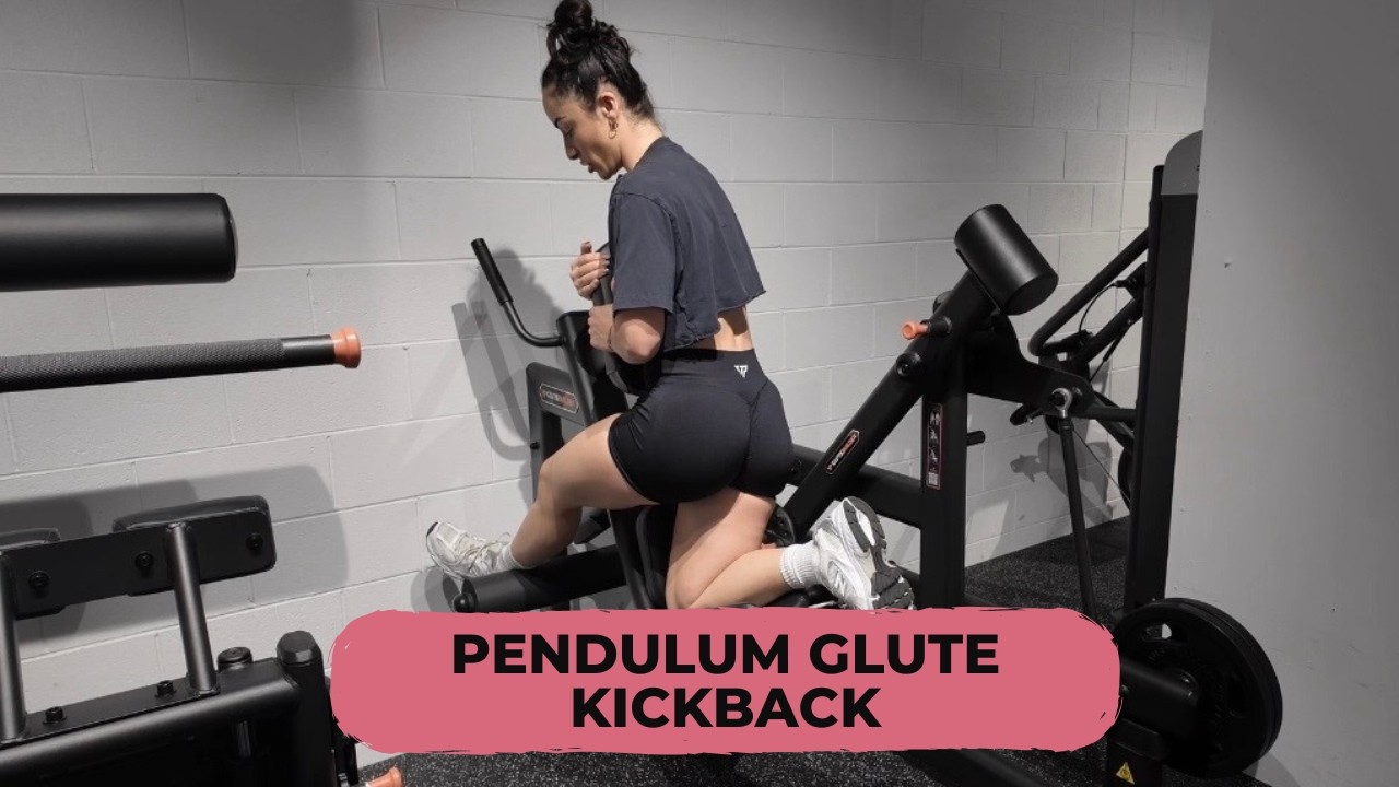 How to perform the Glute Builder Pendulum Kickback! #glutesworkout #glutes