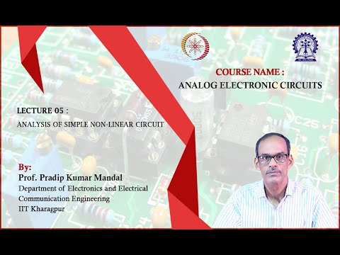Lecture 05 : Analysis of Simple Non-Linear Circuit