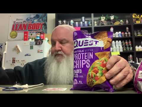 Quest Protein Chips Review . Loaded Taco and Spicy Sweet Chili