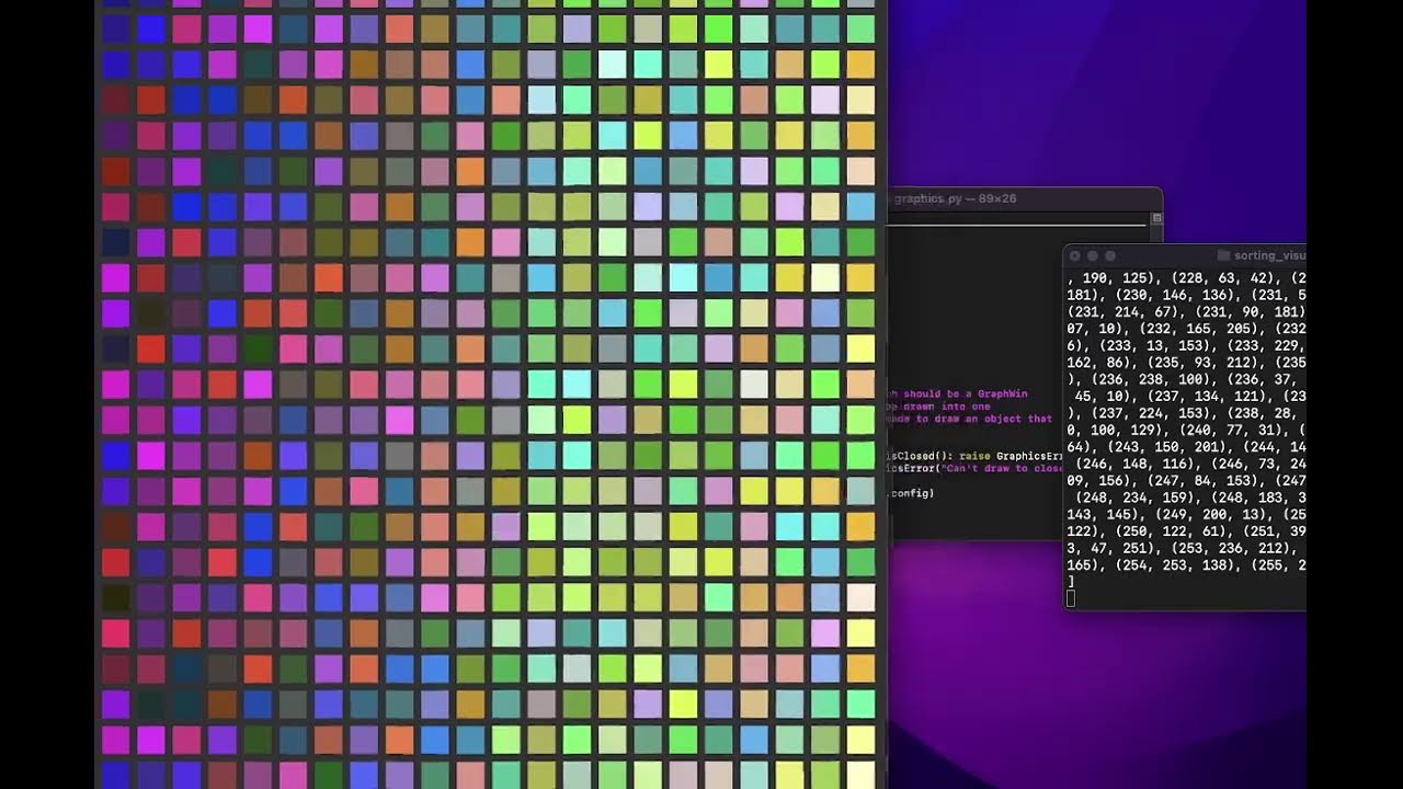Sorting visualizer- Selection Sort